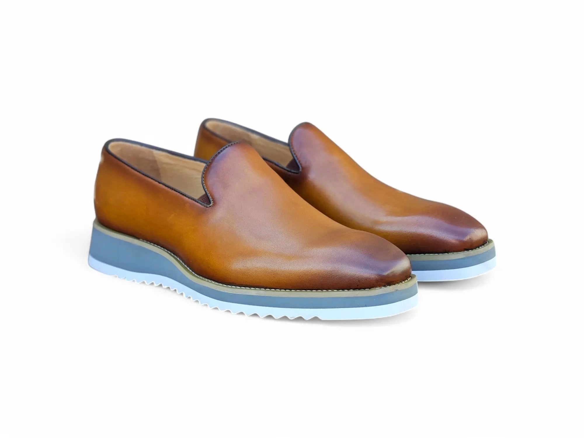 Burnished Wholecut Loafer Lightweight Sole – Alligator Warehouse