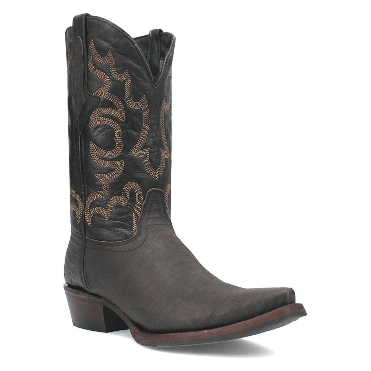 Dingo The Duke Black Snip Leather Western Boots – Alligator Warehouse