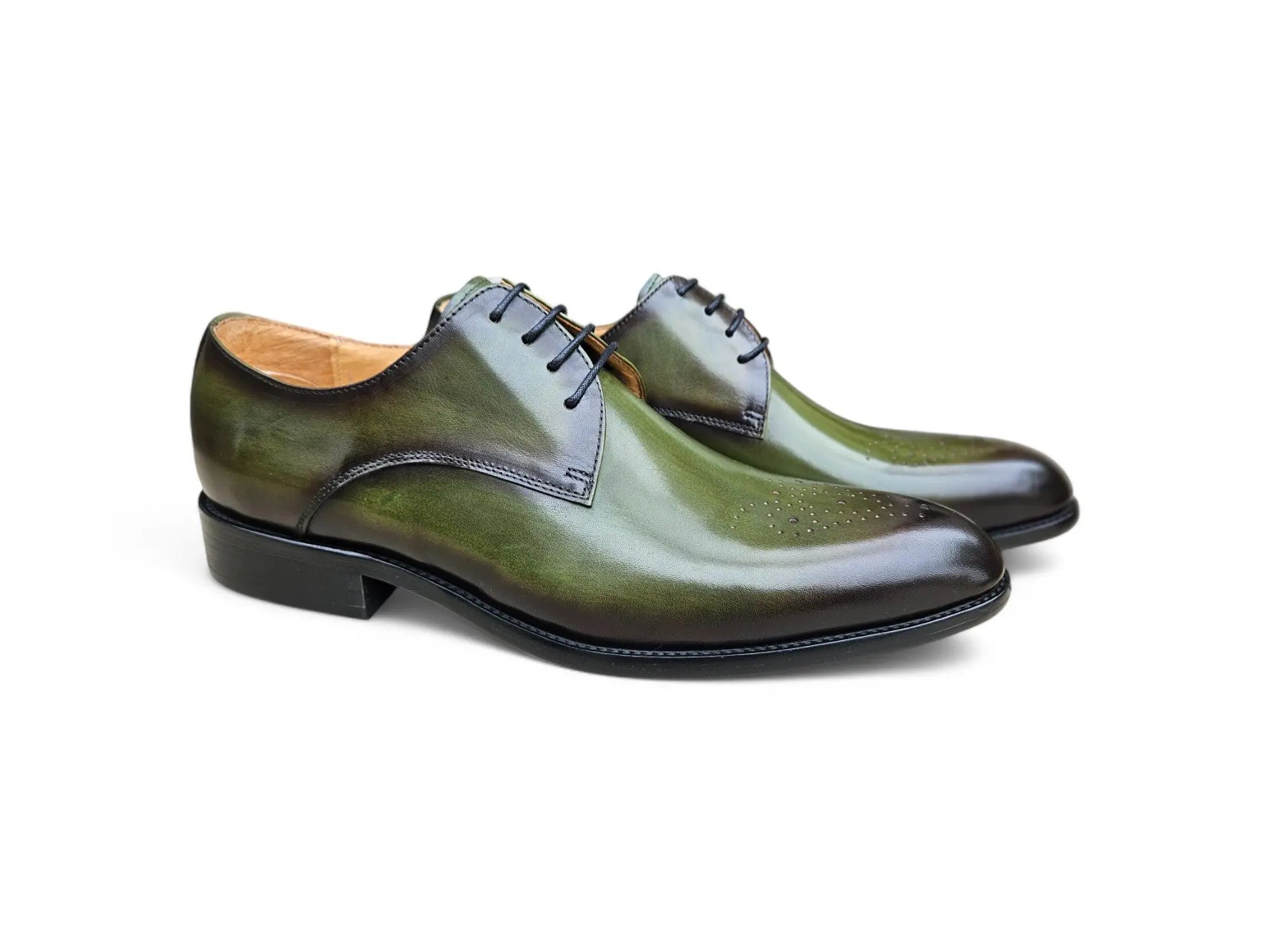 Signature Burnished Lace-up Derby – Alligator Warehouse