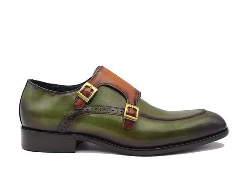 Two Tone Monk Strap Buckle Loafer – Alligator Warehouse