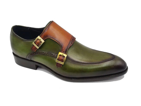 Two Tone Monk Strap Buckle Loafer – Alligator Warehouse