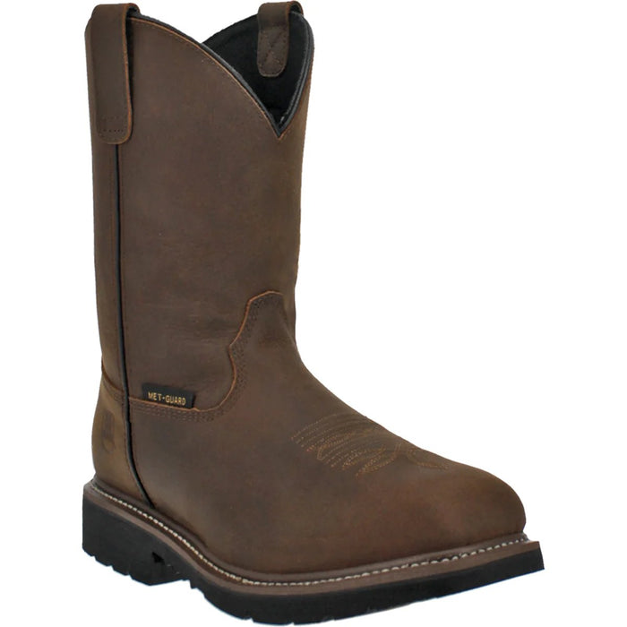 Dan Post Men's Joist Composite Toe Met Guard Leather Work Boot - Brown ...